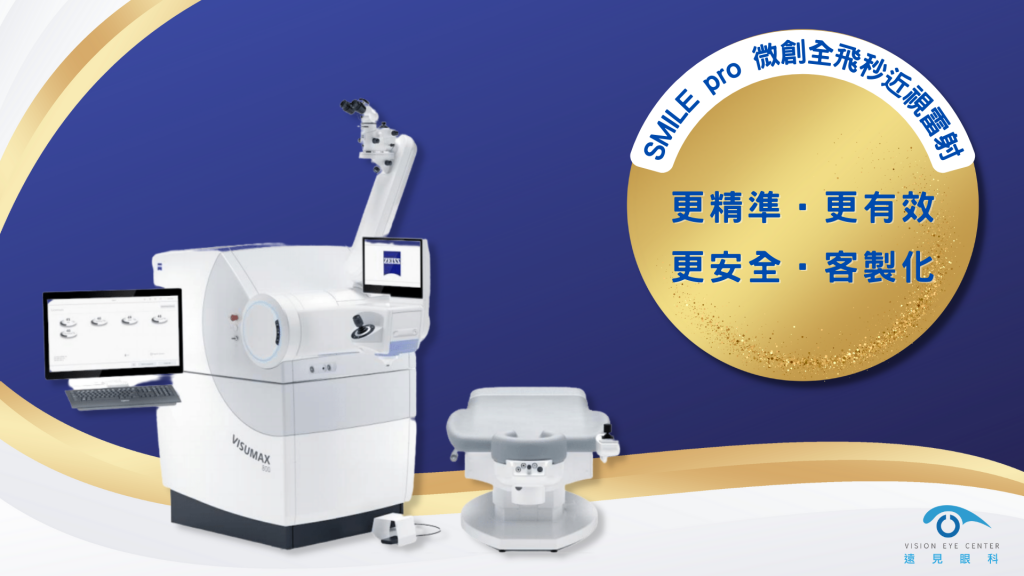 2025新一代近視雷射SMILE PRO與第一代SMILE手術有什麼不同？